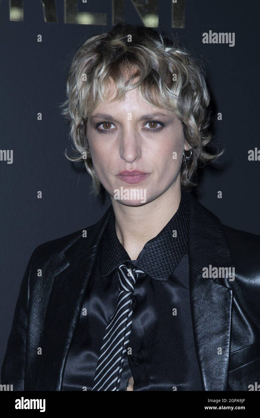 Agathe Rousselle attending the Saint Laurent Womenswear Spring/Summer ...