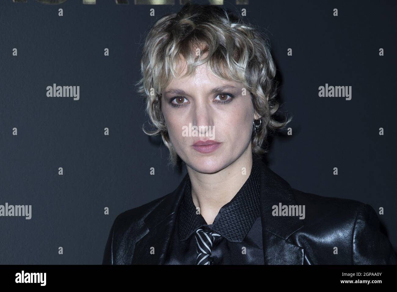 Agathe Rousselle attending the Saint Laurent Womenswear Spring/Summer ...