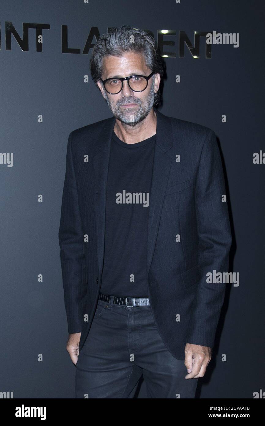 Chris Colls attending the Saint Laurent Womenswear Spring/Summer 2021 ...