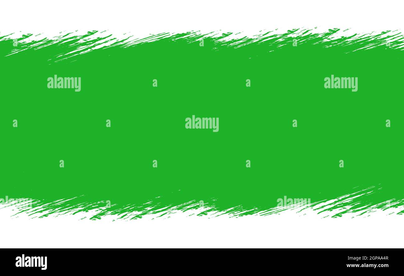 Smear of green paint on a white panoramic background - Vector ...