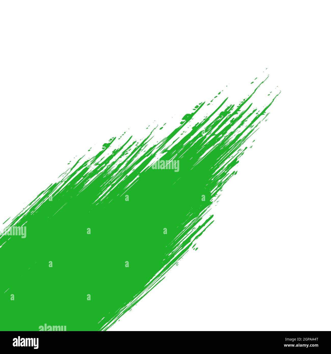Smear of green paint on a white panoramic background - Vector ...