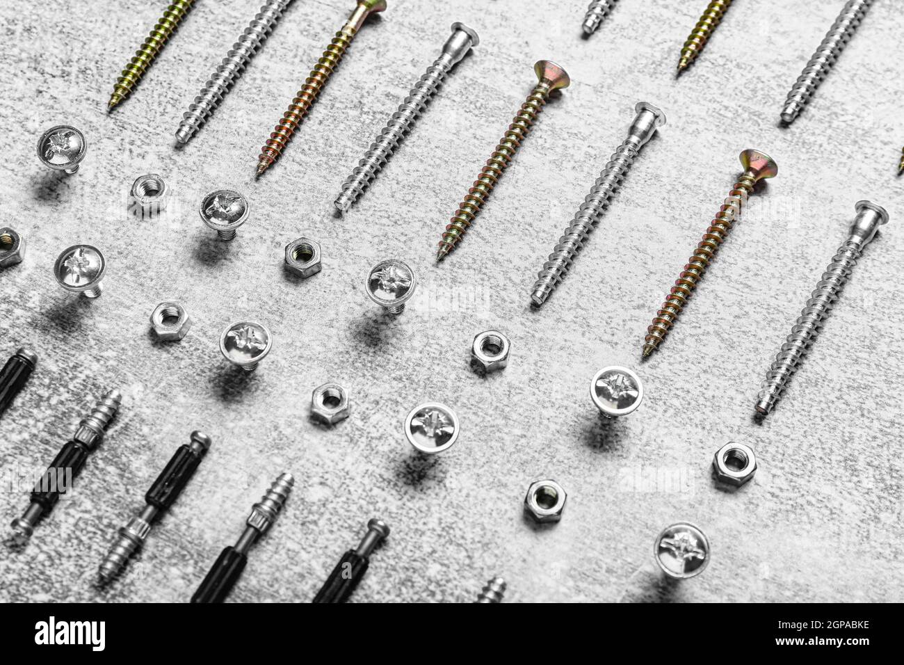 Different bolts hi-res stock photography and images - Alamy