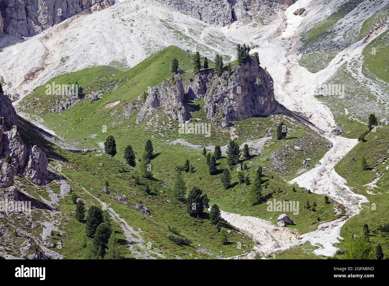 Dolomites landscape, the Dolomites are a mountain range in northeastern ...