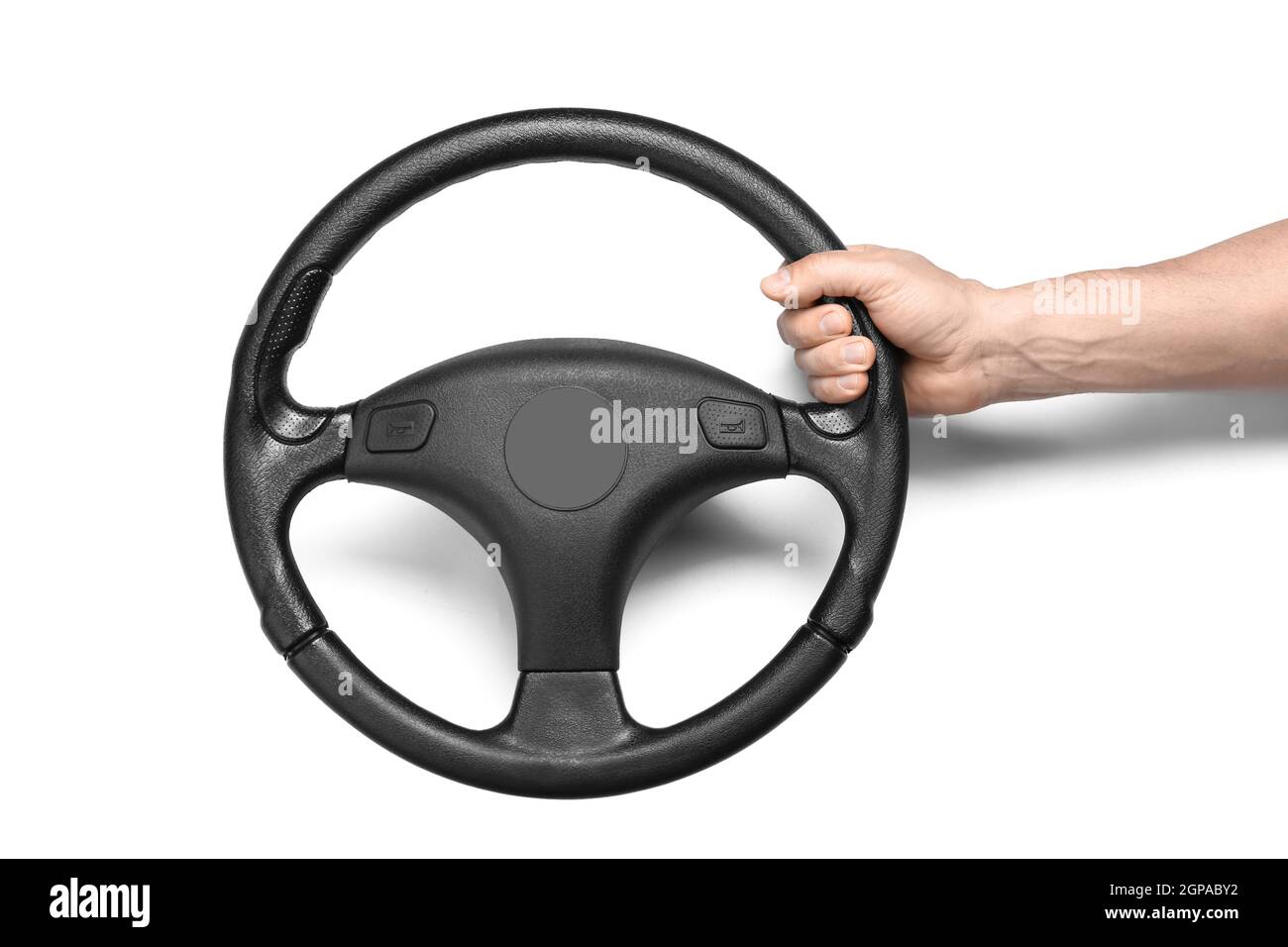 Top view person hand steering hi-res stock photography and images - Alamy