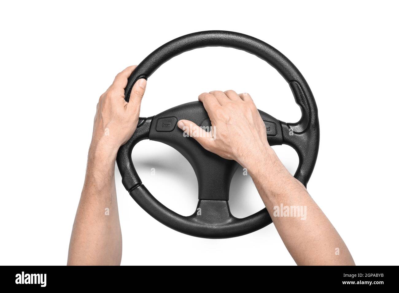 White Steering Wheel Png