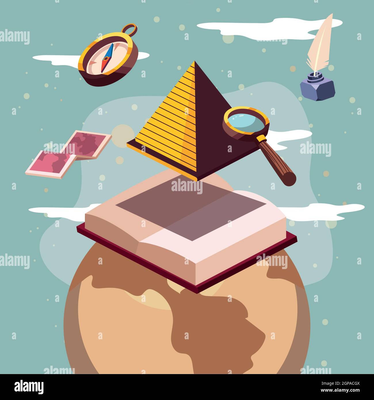 Book Pyramid High Resolution Stock Photography and Images - Alamy