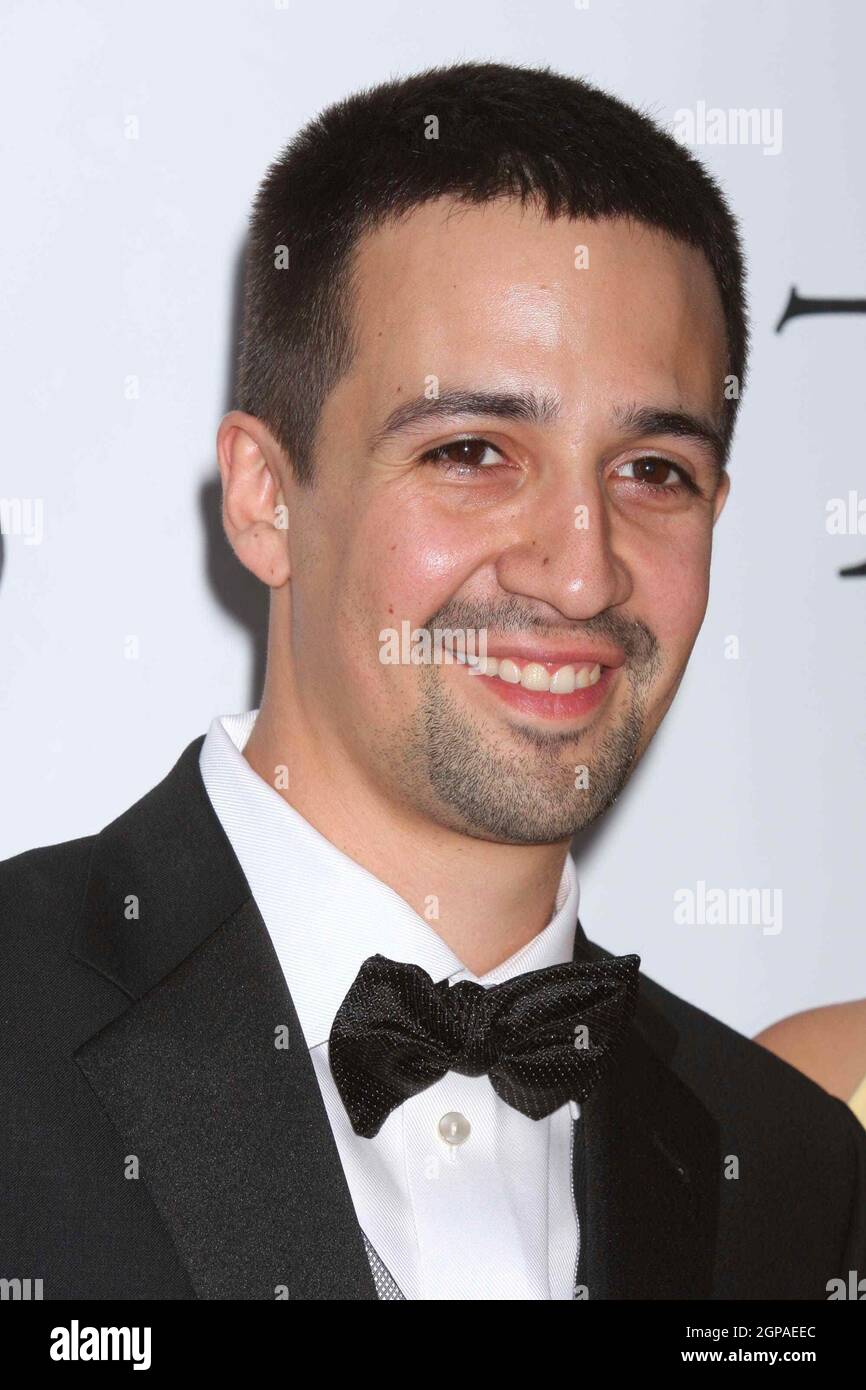 Lin-Manuel Miranda attends the 63rd Annual Tony Awards at Radio City ...