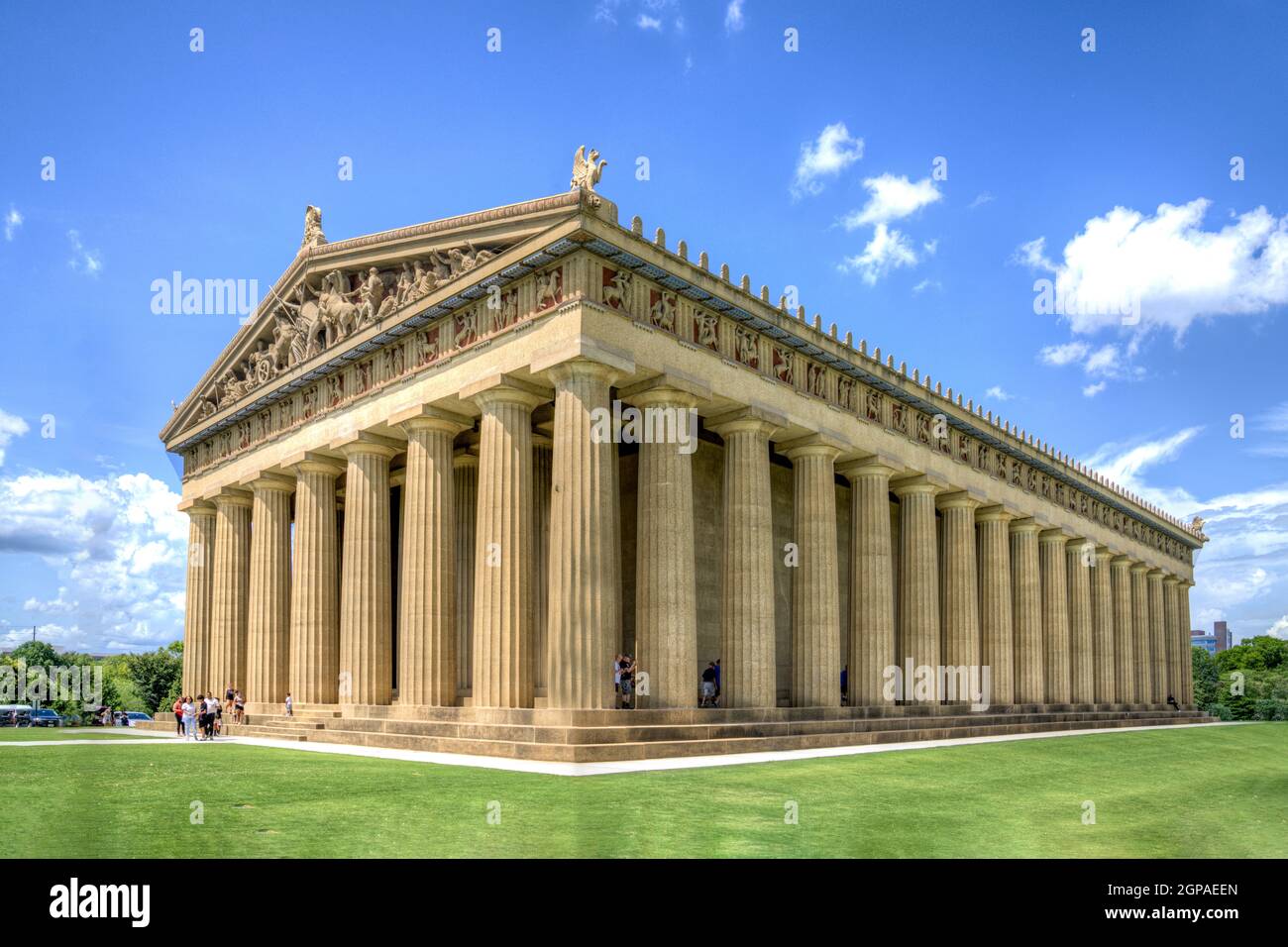 The Parthenon In Nashville’s Centennial Park Stock Photo - Alamy