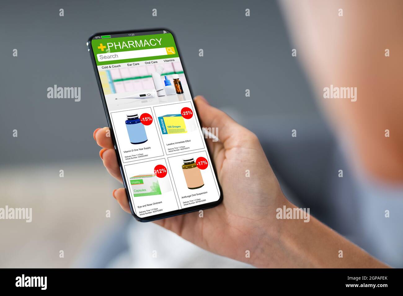 Online medical drug shop hi-res stock photography and images - Alamy