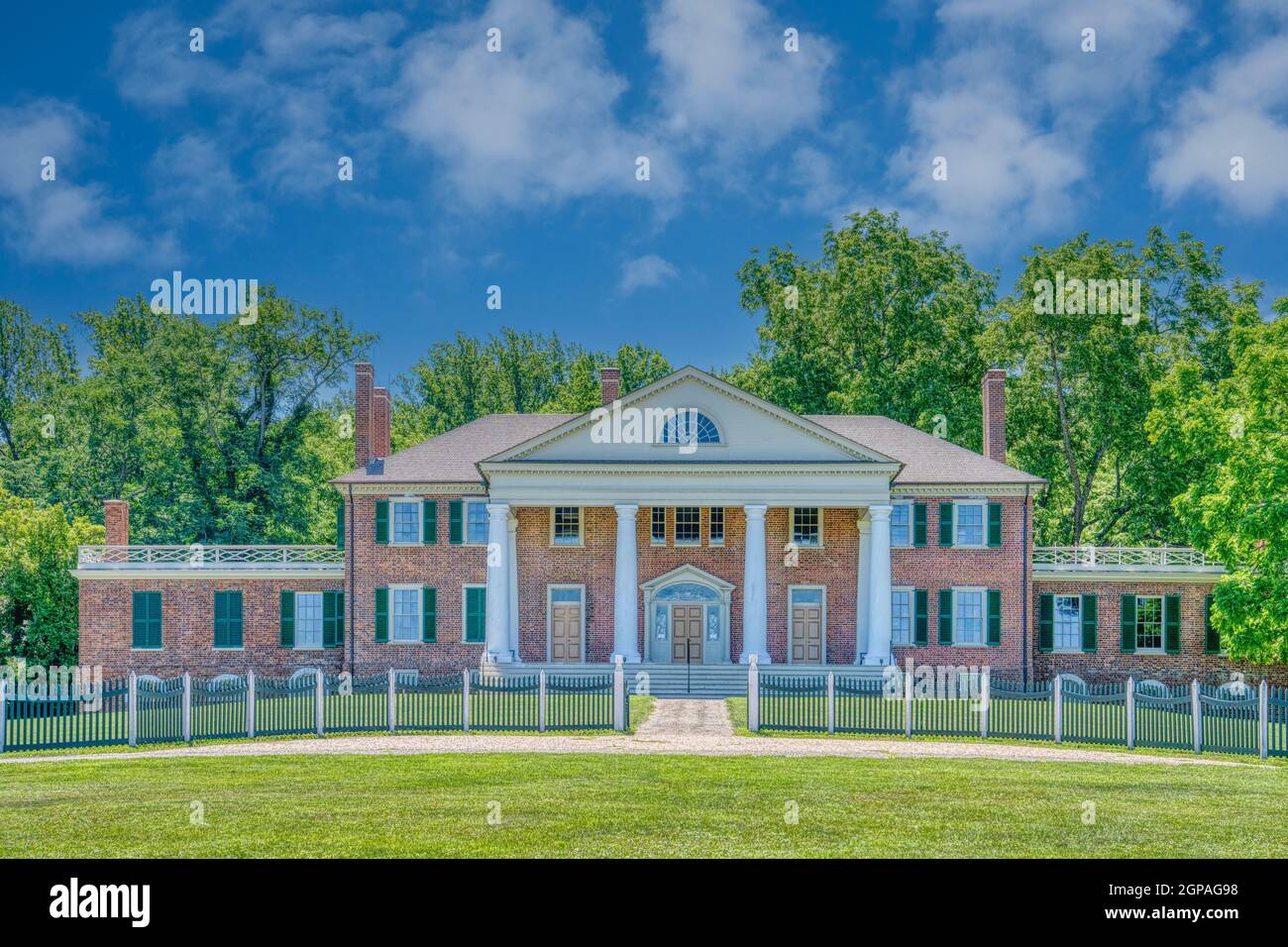 Montpelier, James and Dolly Madisons' 18th century home and plantation ...