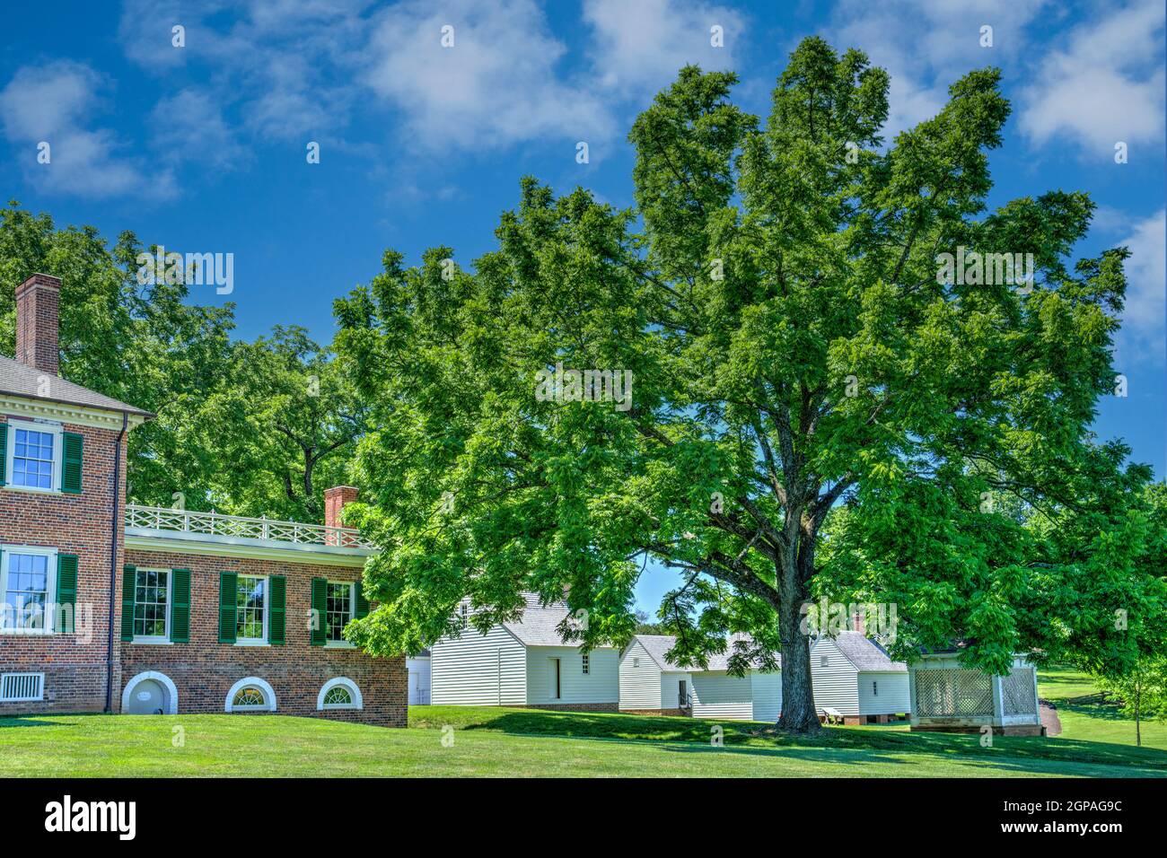 The slave quarters at Montpelier, James and Dolly Madisons' 18th ...
