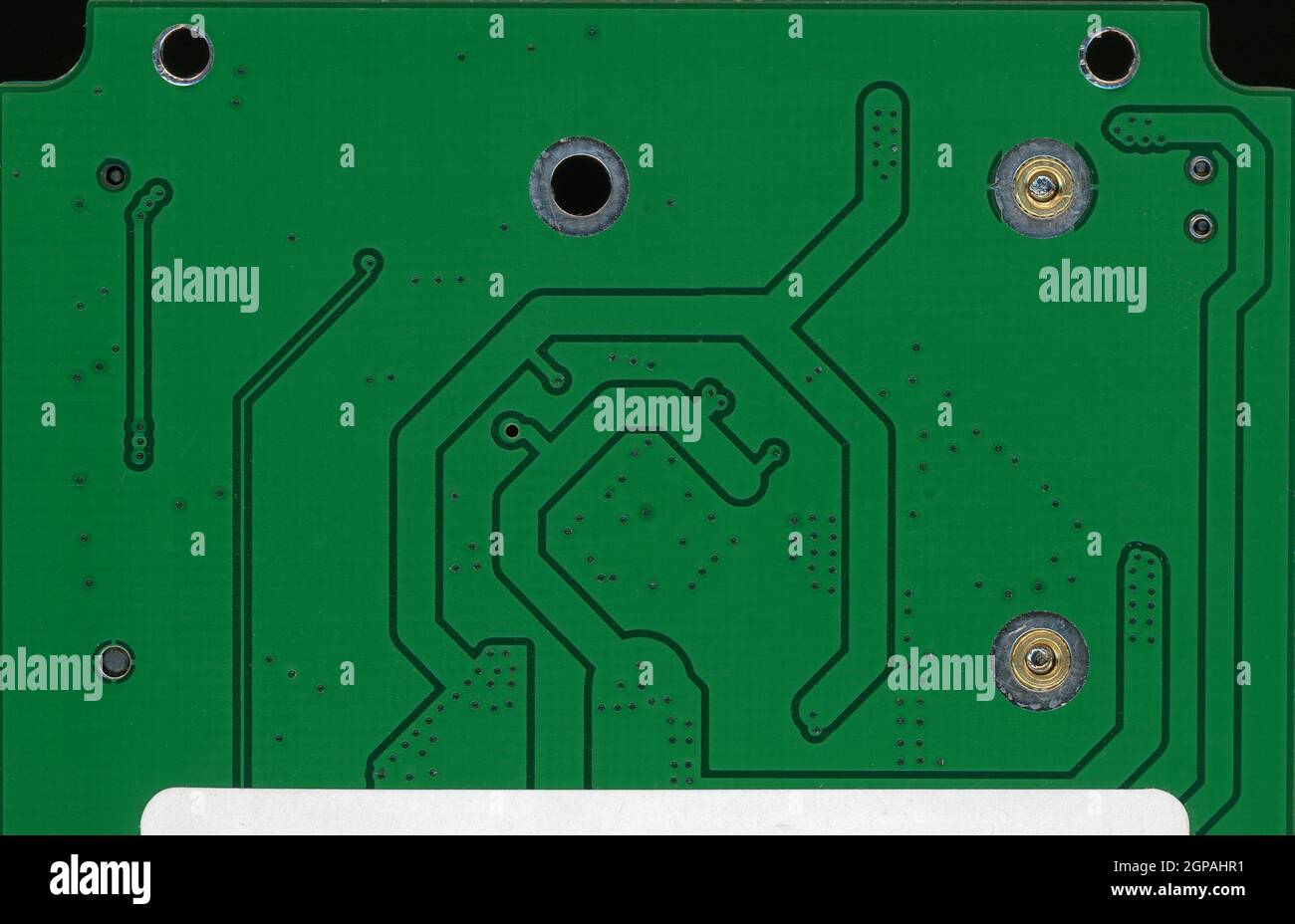 green electronic printed circuit board (PCB) background Stock Photo - Alamy