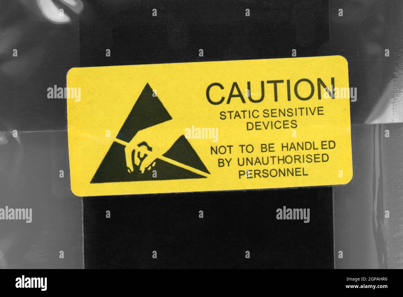 antistatic sacket for static sensitive electronic devices Stock Photo ...