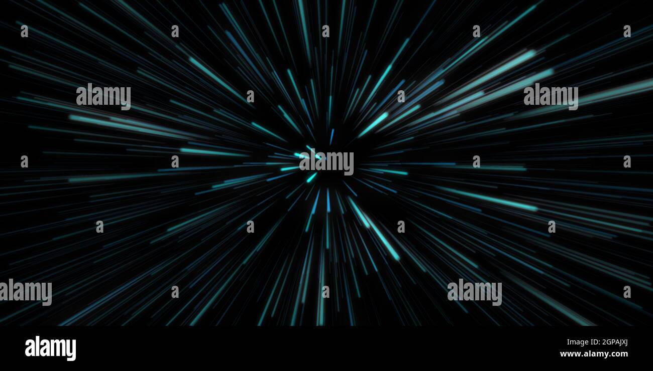 Hyper space jump through universe hi-res stock photography and images ...