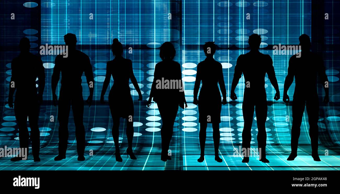 Management Solution Abstract as a Business Concept Art Stock Photo - Alamy