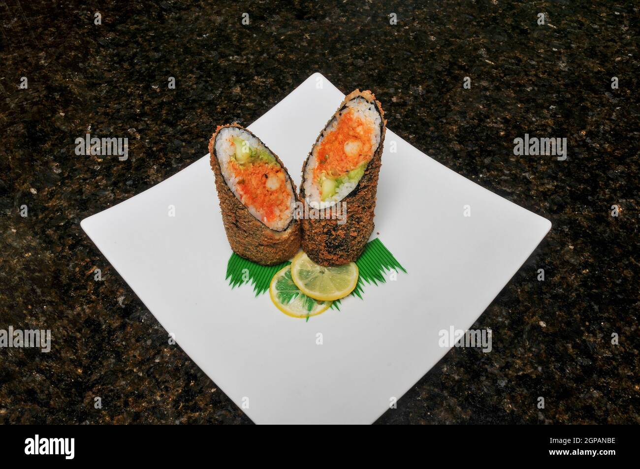 Traditional and authentic Japanese cusine know as a California sumo ...