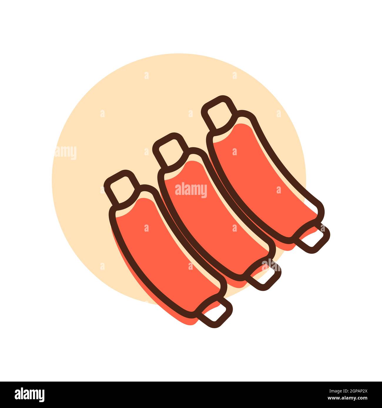 Bbq Ribs Vector