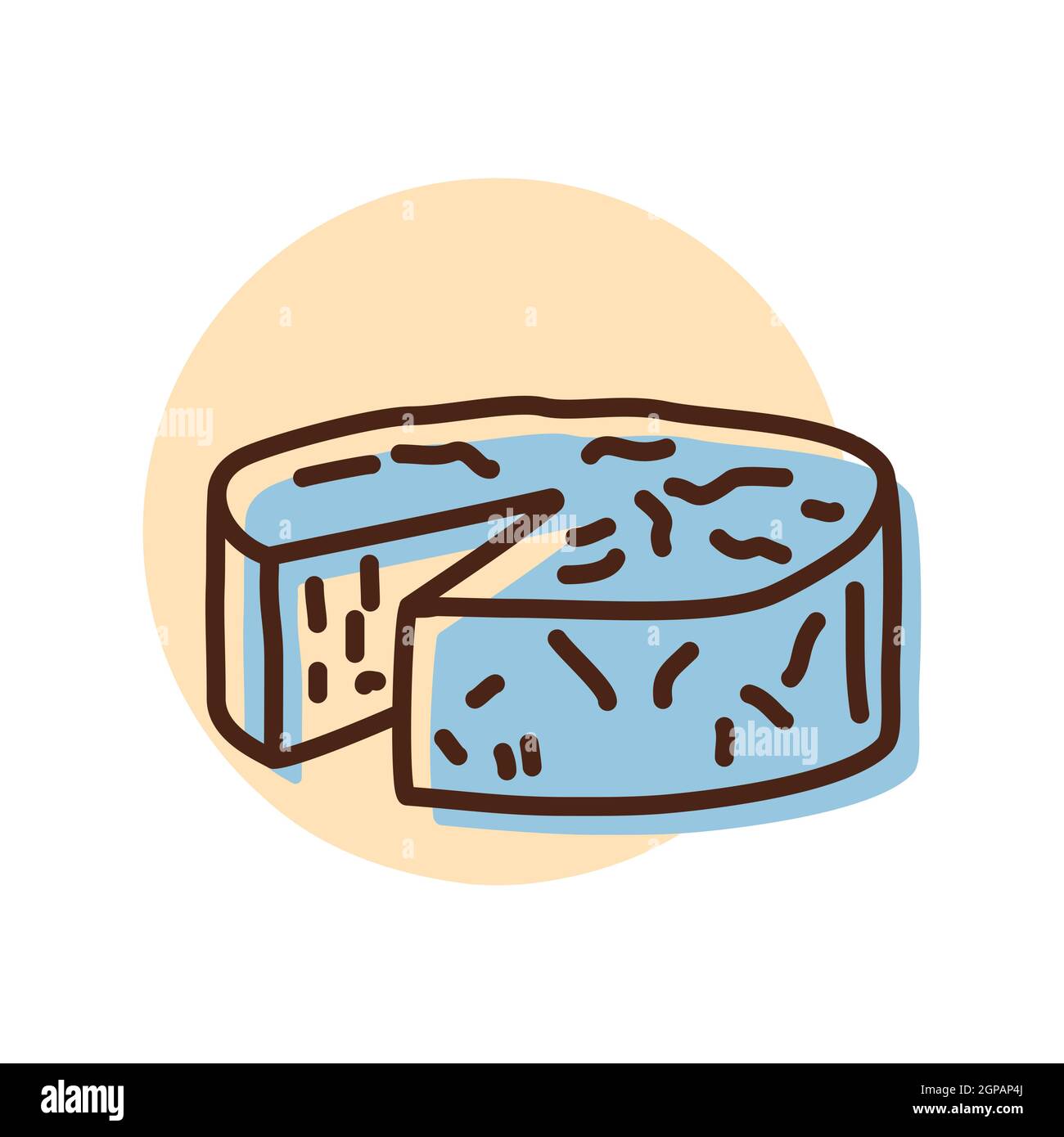 Camembert cheese symbol hi-res stock photography and images - Alamy