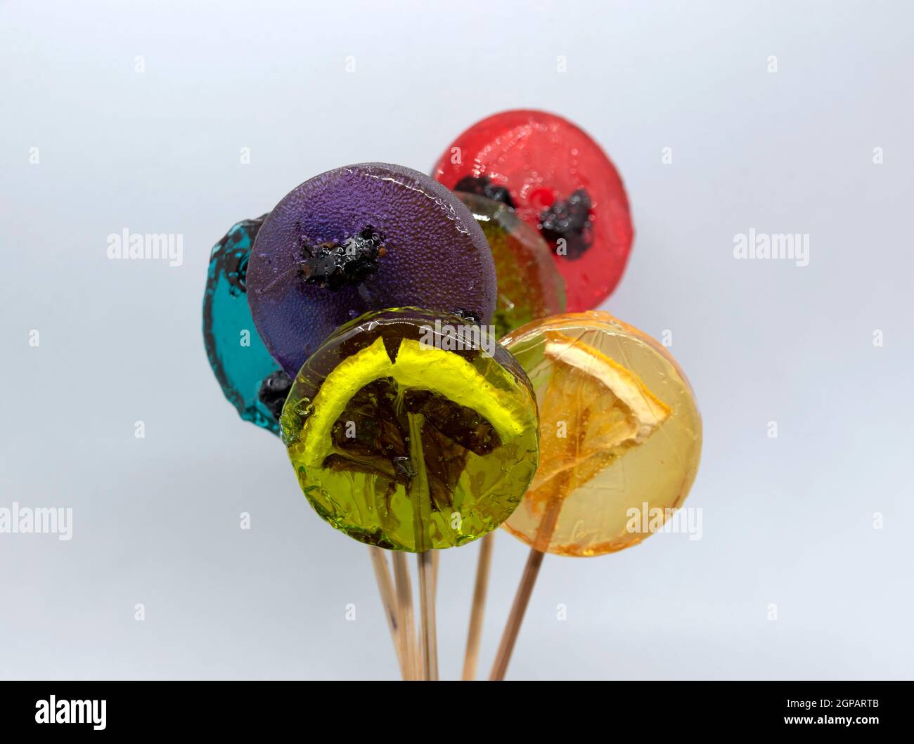 Colorful sweet lollipops berries hi-res stock photography and images ...