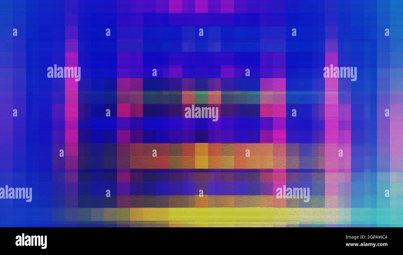 An abstract glitch art background image Stock Photo - Alamy