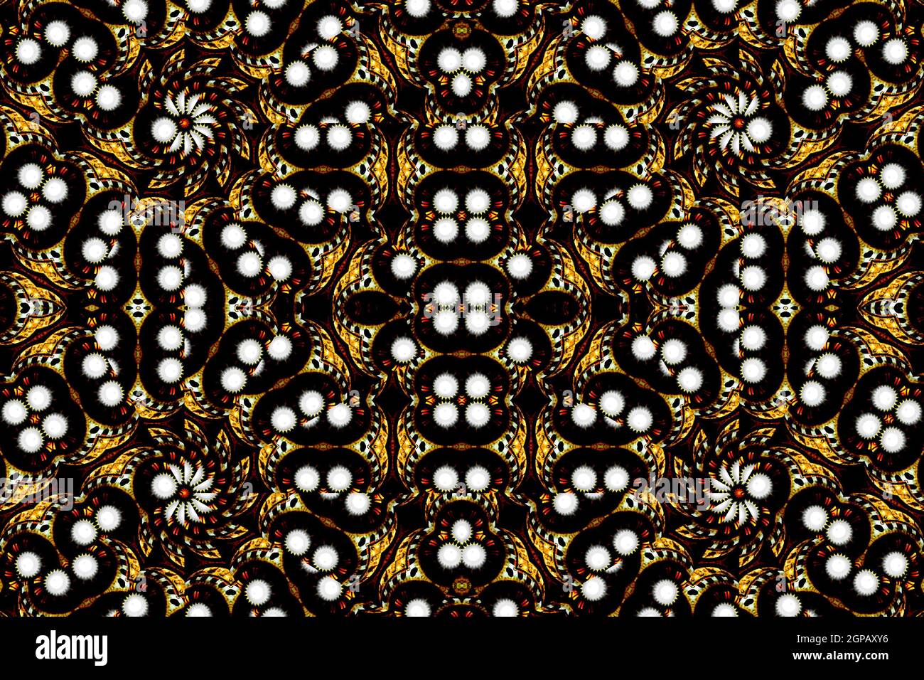 High contrast luxury modern ornate geometric seamless pattern design ...