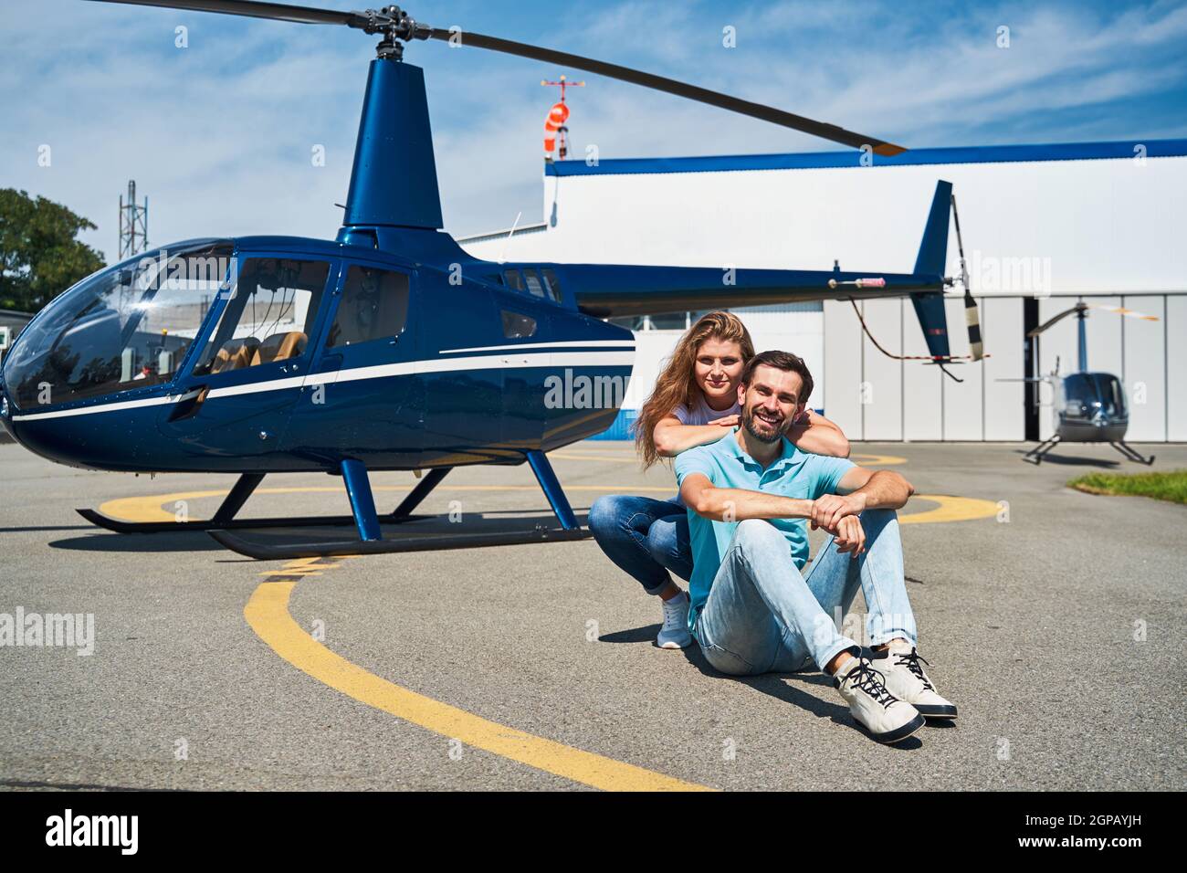 Joyous young couple in hi-res stock photography and images - Alamy