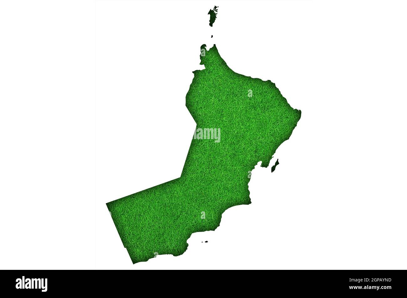Map of oman isolated Cut Out Stock Images & Pictures - Alamy