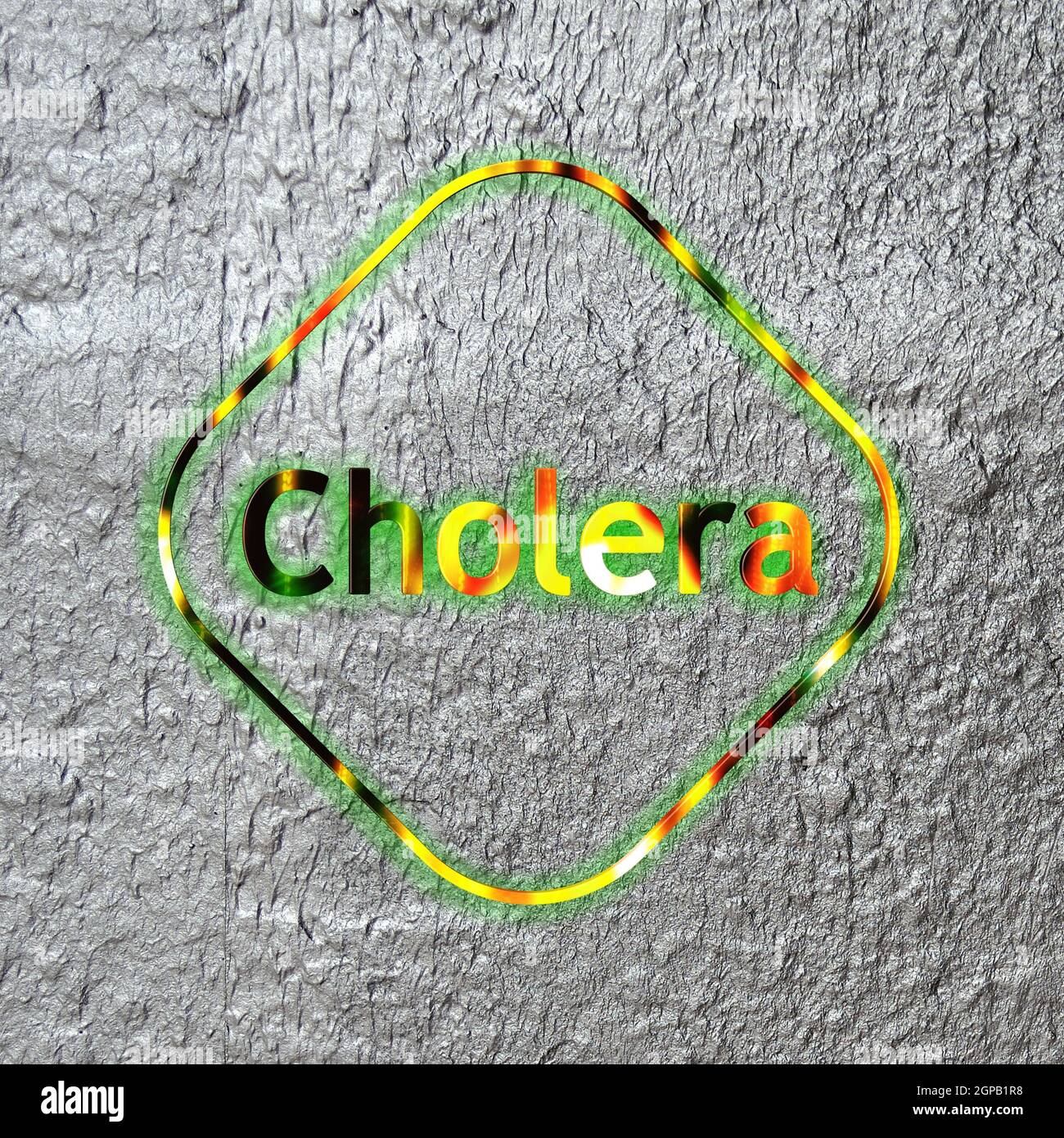 Cholera - Word or text as 3D illustration, 3D rendering Stock Photo - Alamy