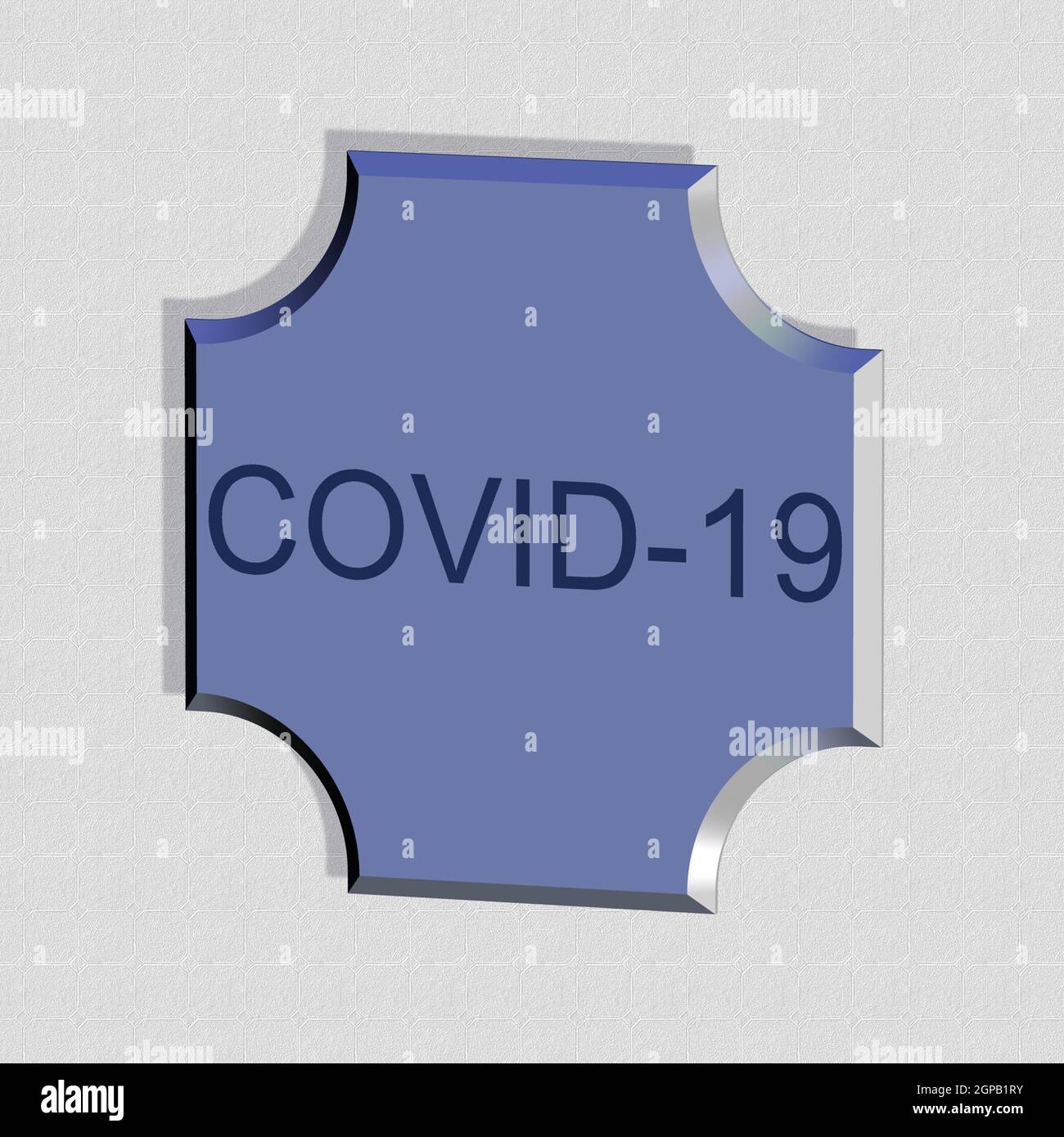 COVID-19 - Word or text as 3D illustration, 3D rendering Stock Photo ...
