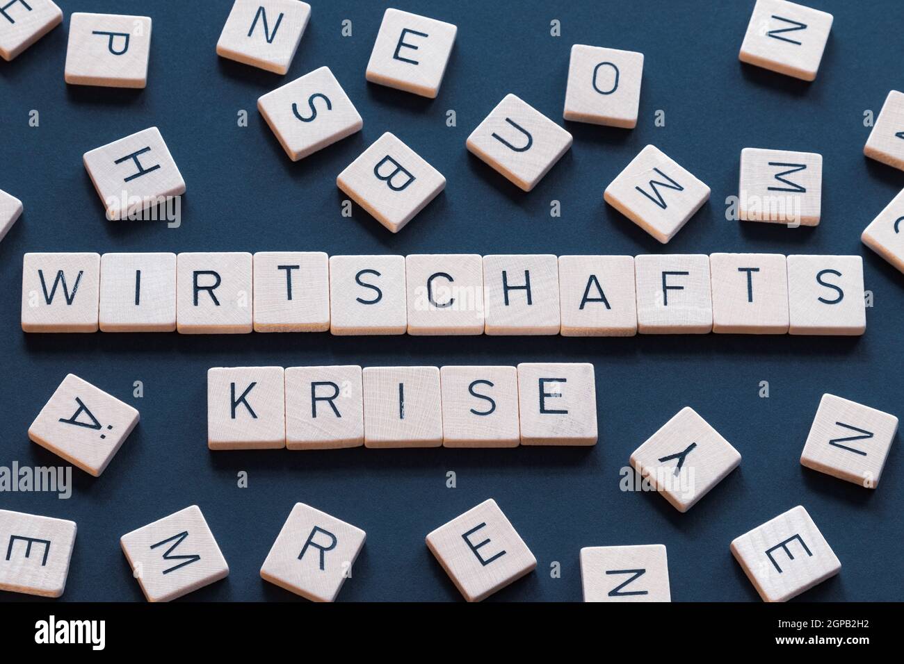 " Wirtschaftskrise" is a German term from economics and describes a ...
