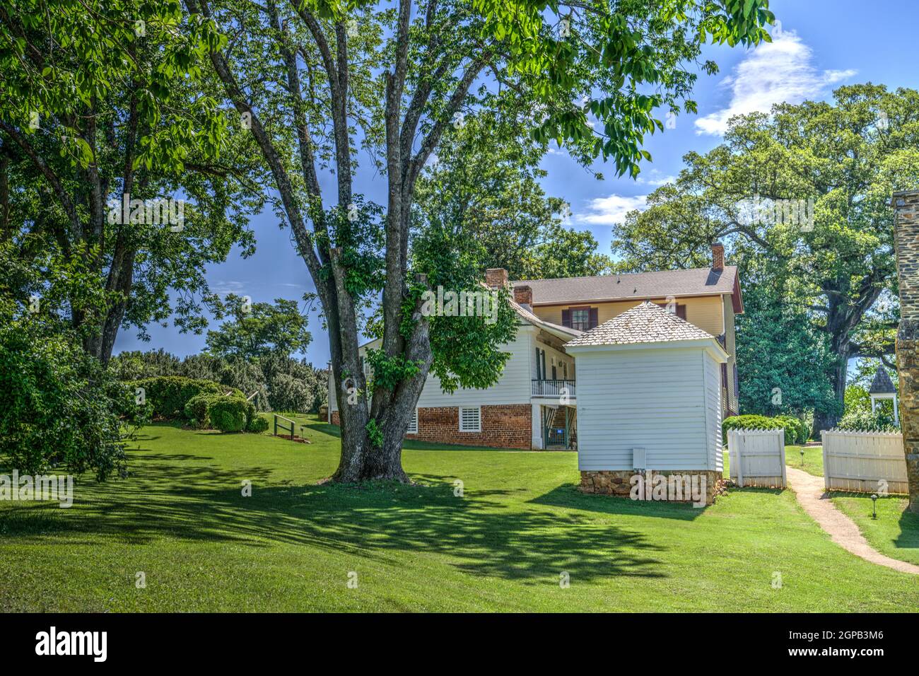 The Guest House and Massey House at James Monroe’s Highland home and ...