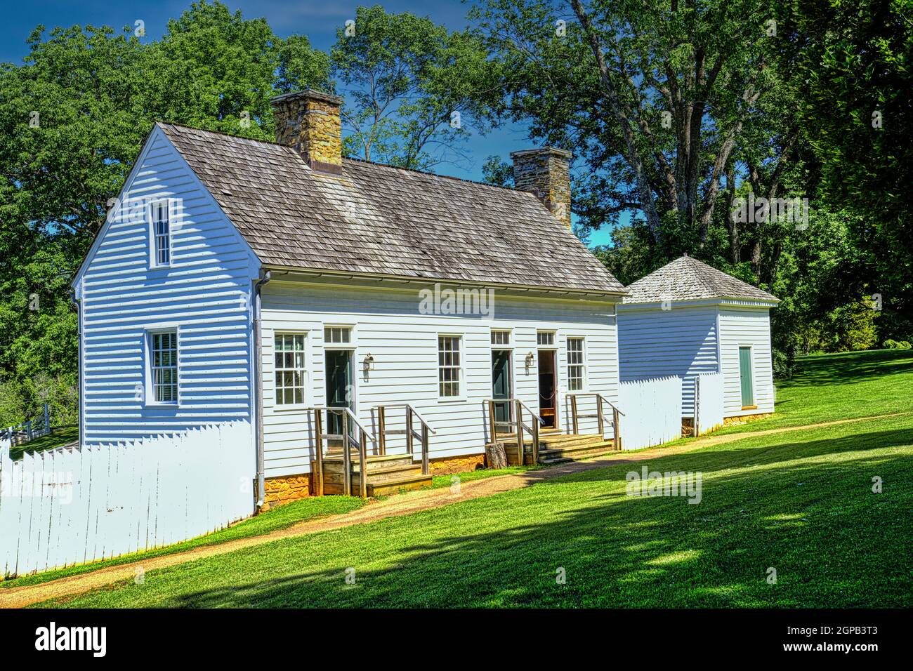 The Slave Quarters at James Monroe’s Highland home and plantation in ...