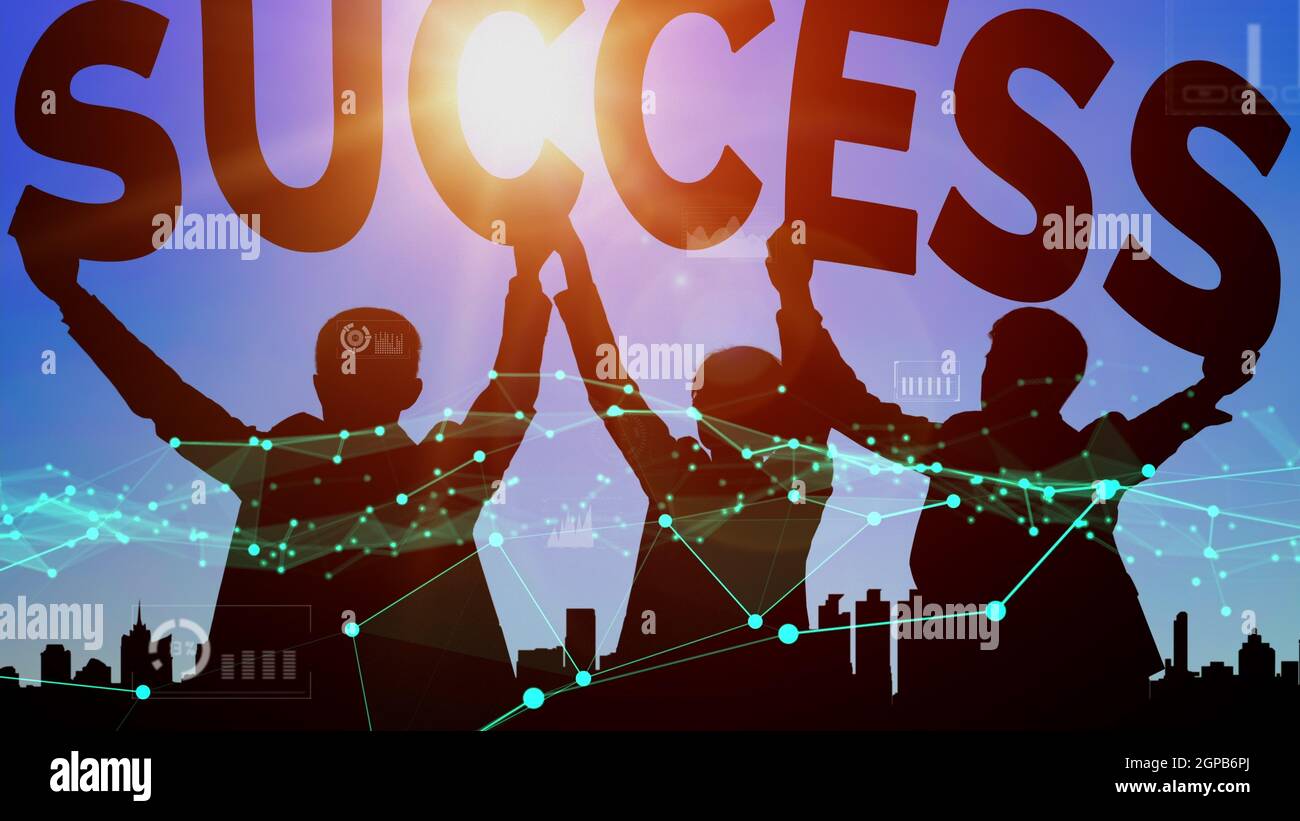 Achievement and Business Goal Success conceptual - Creative business ...