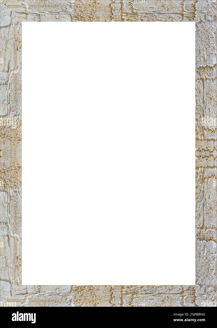 White frame background with decorated design borders Stock Photo - Alamy