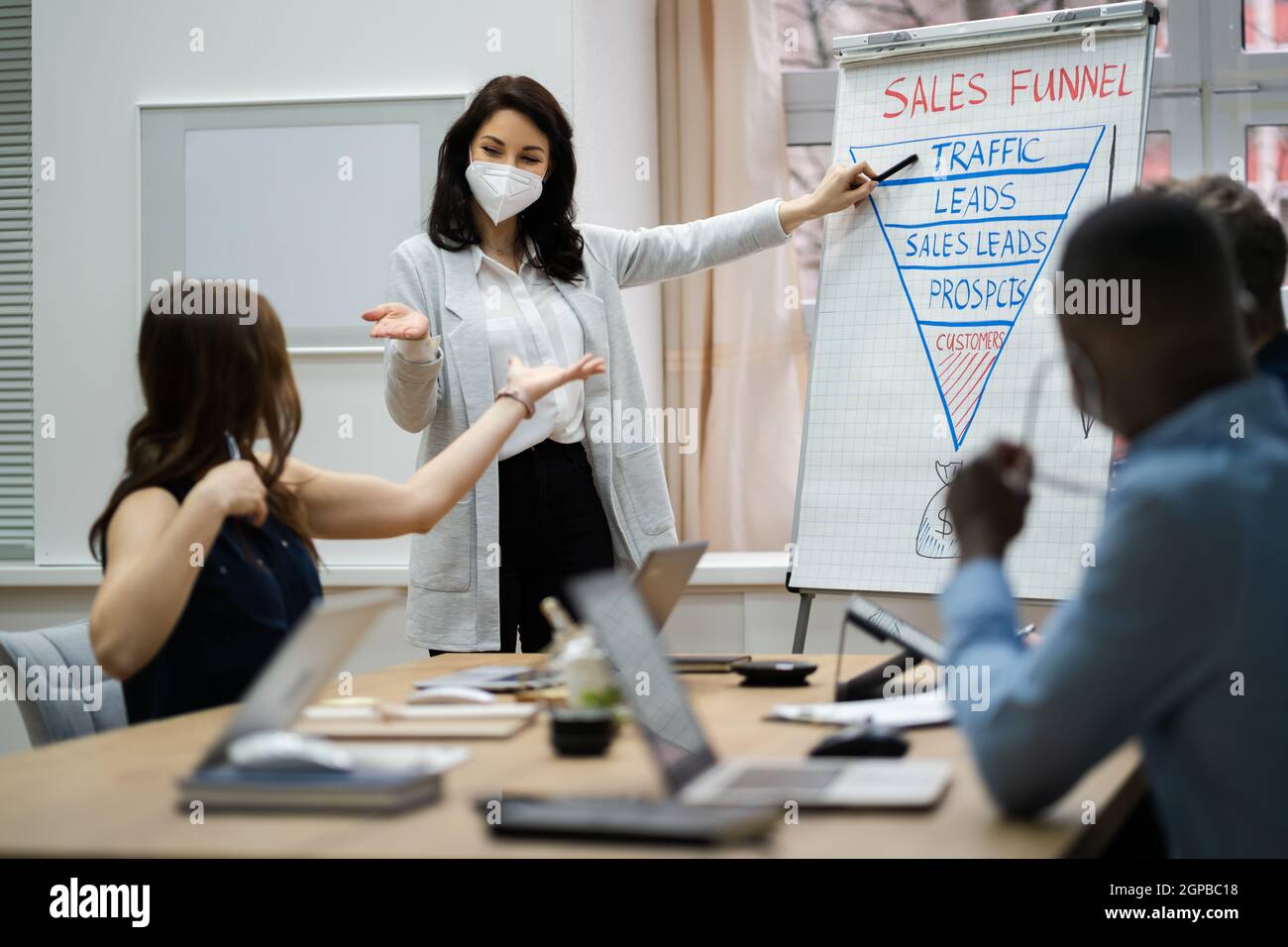 Businessmen working wearing medical hi-res stock photography and images ...