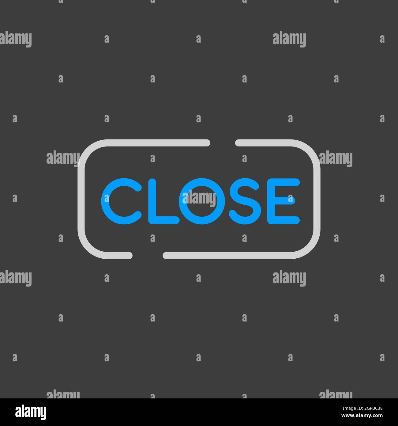 Close sign icon. E-commerce sign. Graph symbol for your web site design ...