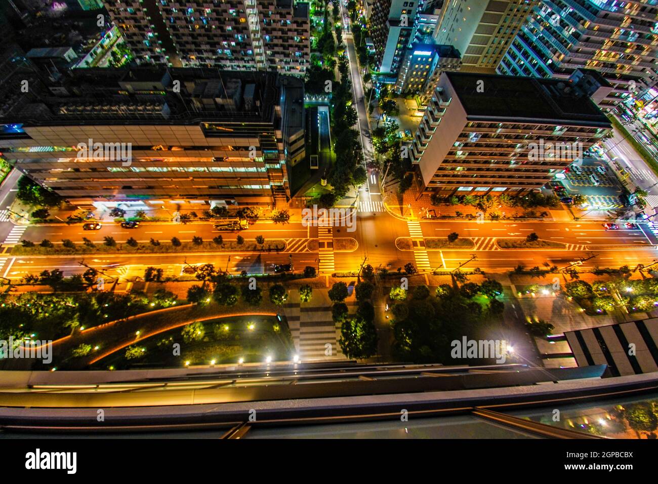 Image of Tokyo Toyosu of the road. Shooting Location: Tokyo ...