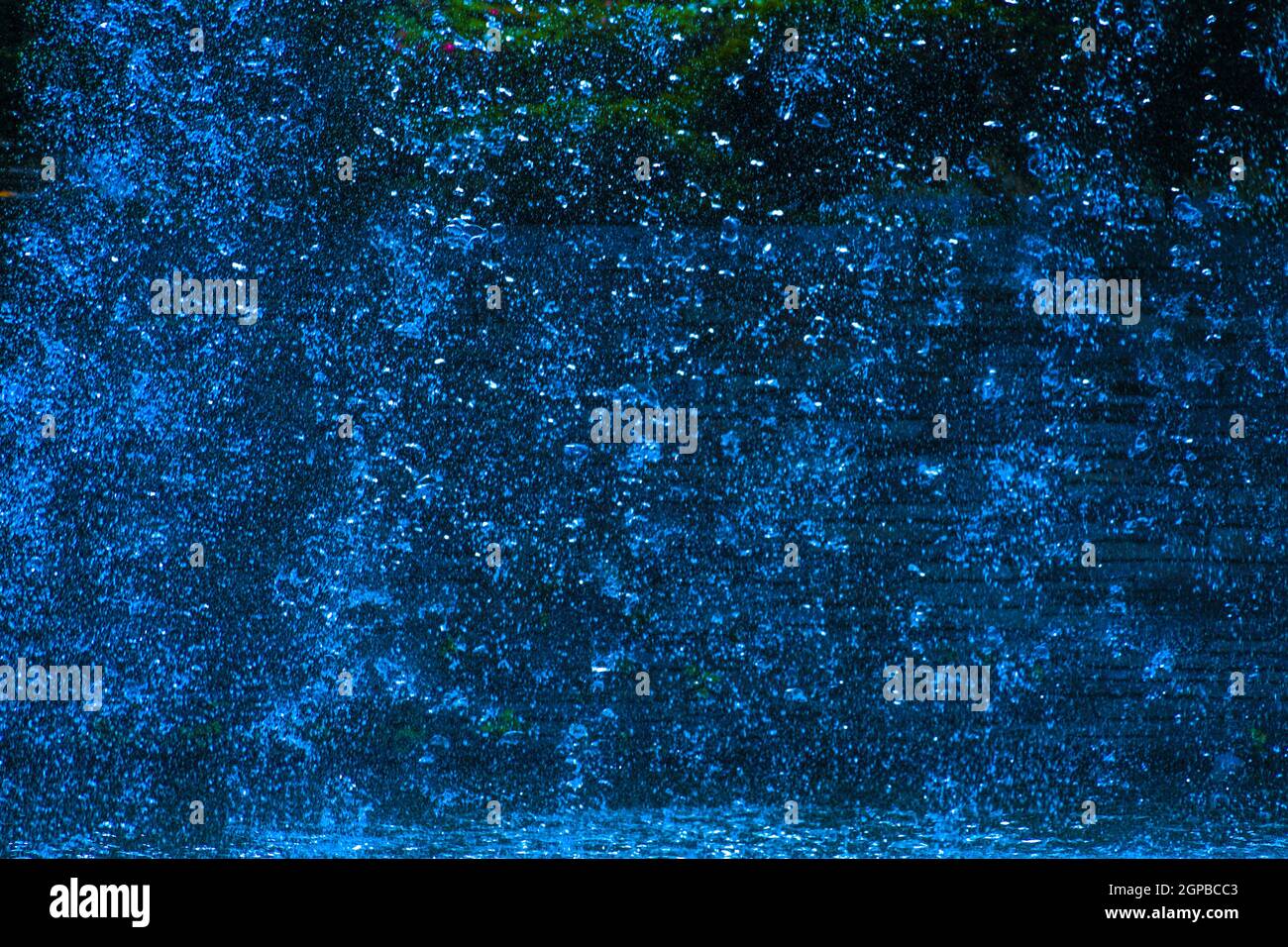 Image of the run-off water droplets. Shooting Location: Tokyo ...