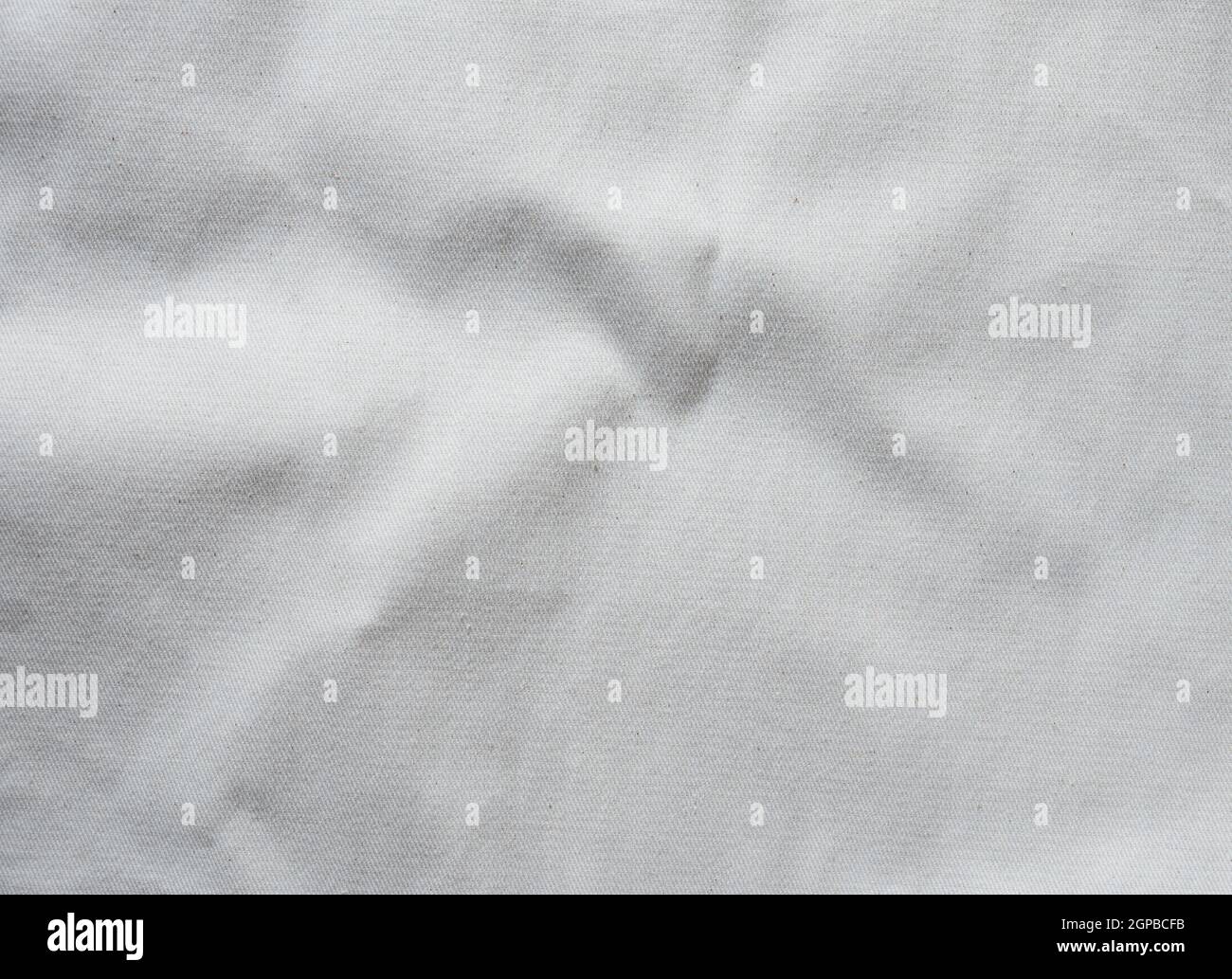 Off white woven cotton fabric texture background Stock Photo - Alamy