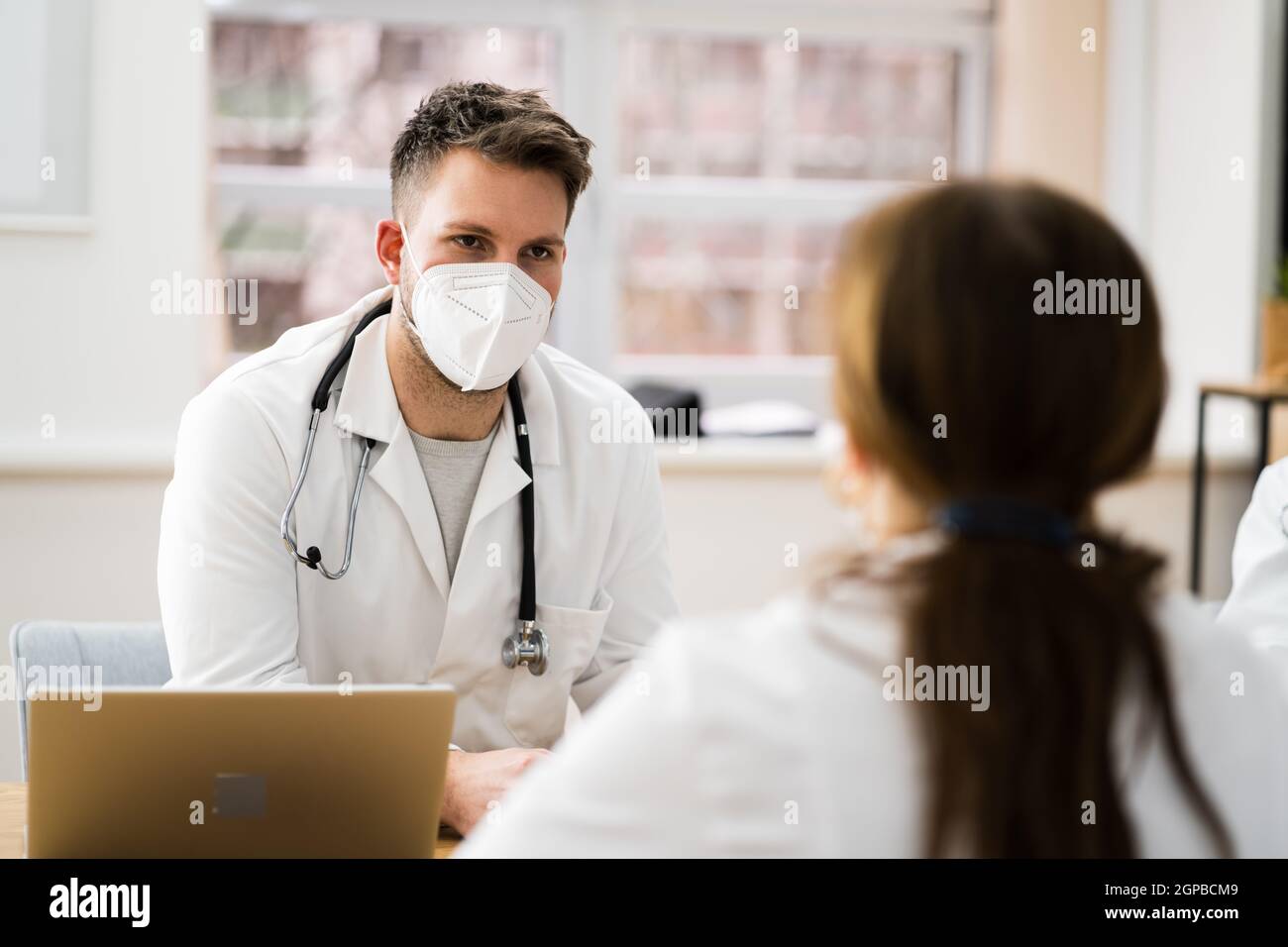 Nurse Job Interview And Recruitment. Hiring Physician Stock Photo - Alamy