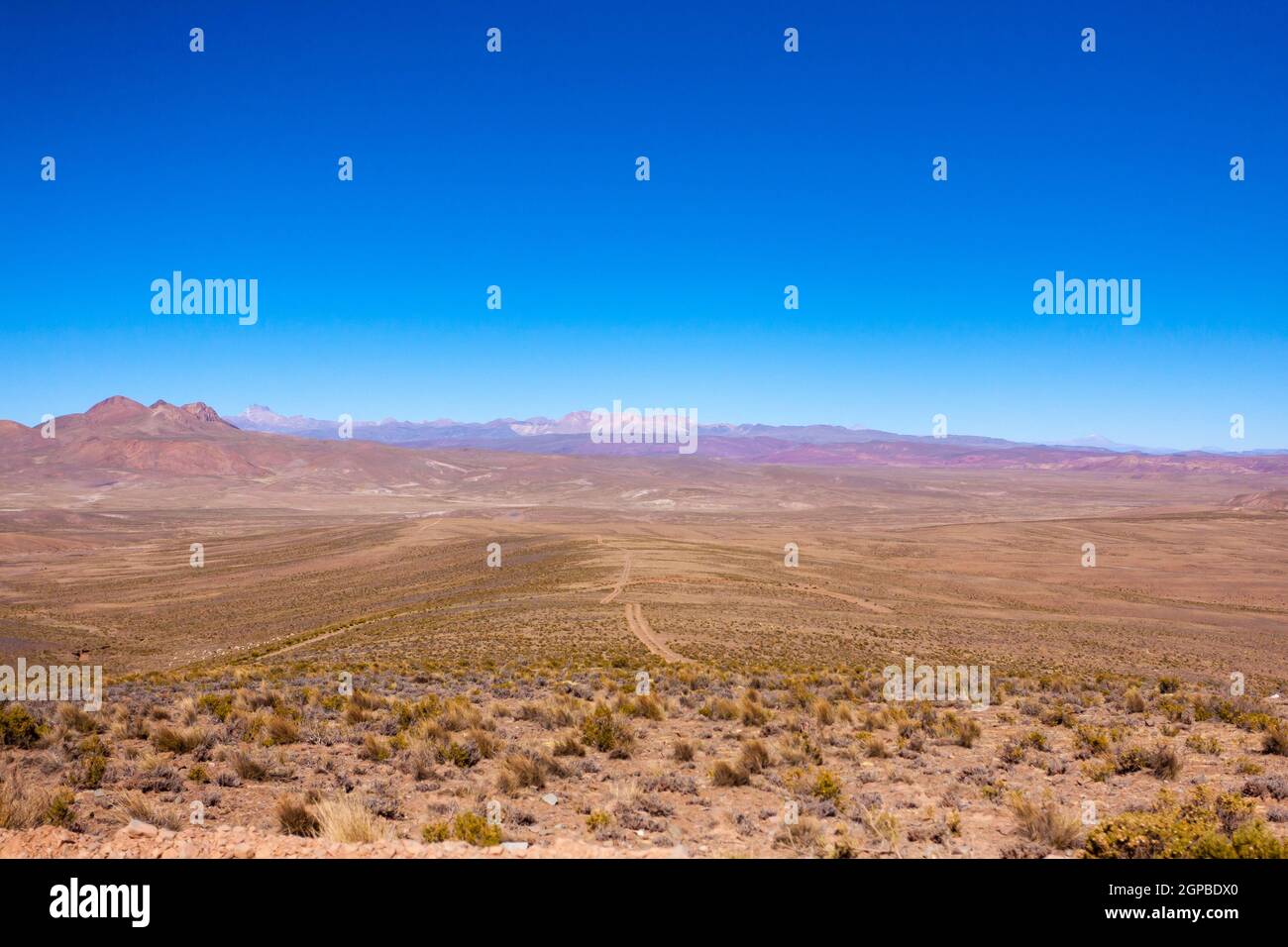Bolivian mountains landscape,Bolivia.Andean plateau view Stock Photo ...