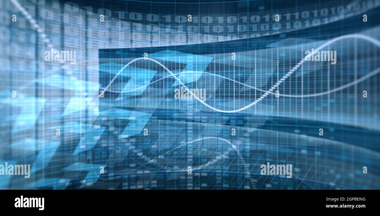 Digital Data Abstract as a Technology Concept Stock Photo - Alamy