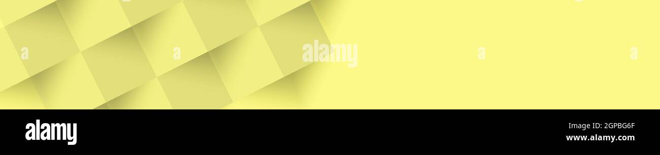 Abstract yellow background, web template, squares with shadow - Vector ...