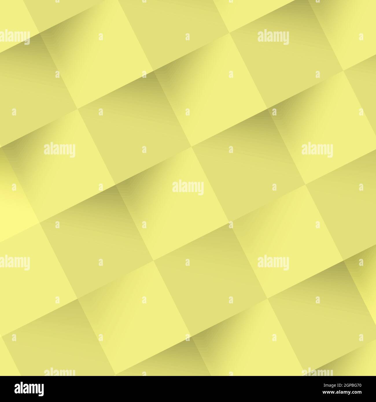 Abstract yellow background, web template, squares with shadow - Vector ...