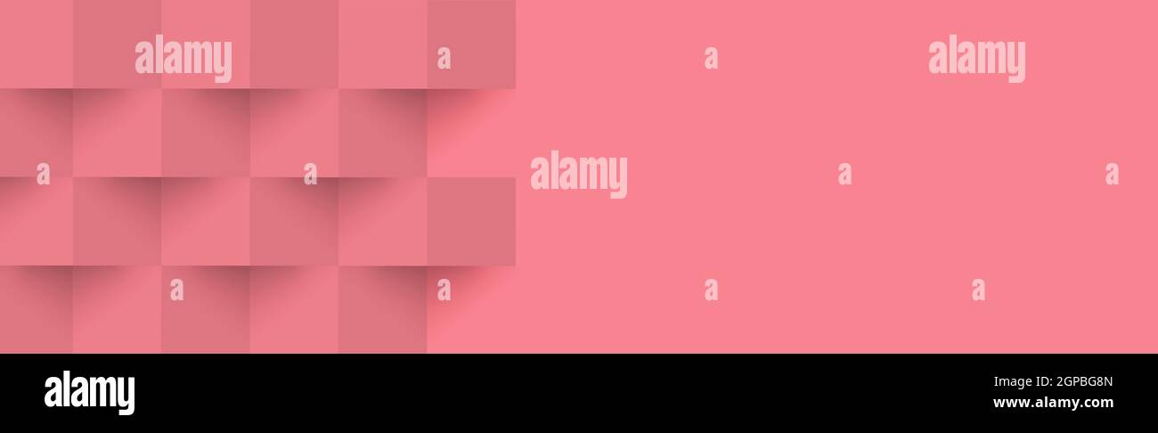 Abstract red background, web template, squares with shadow - Vector ...