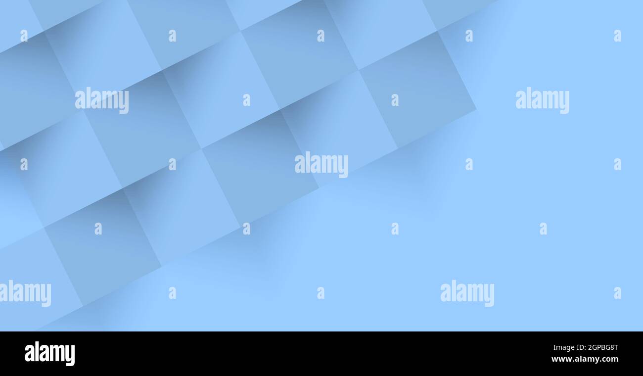Abstract blue background, web template, squares with shadow - Vector ...