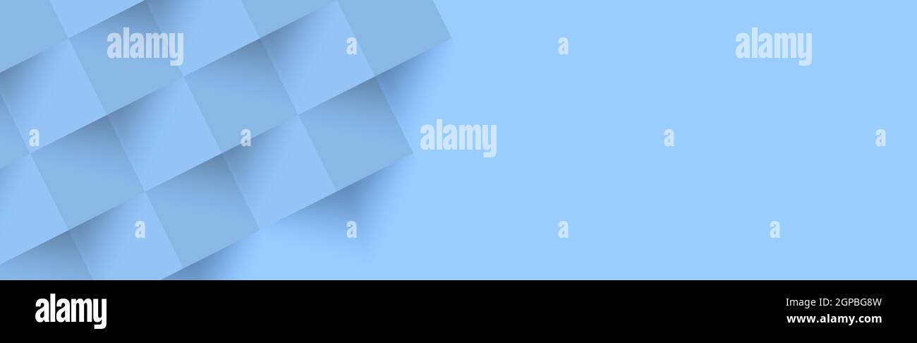 Abstract blue background, web template, squares with shadow - Vector ...