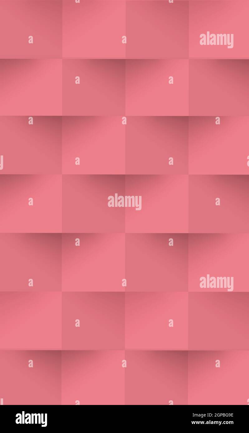 Abstract red background, web template, squares with shadow - Vector ...