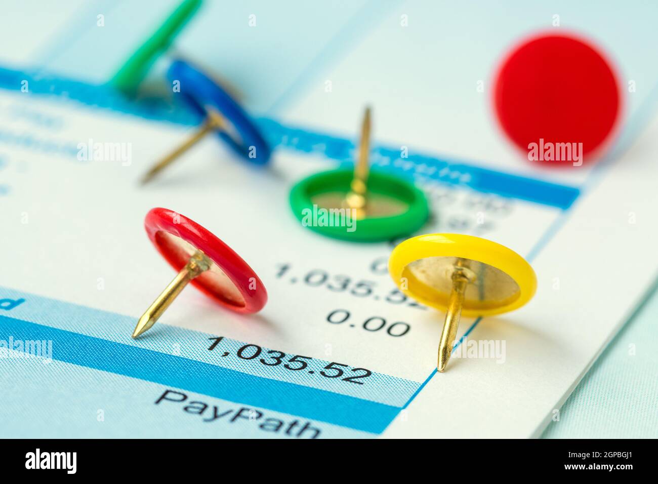 Salary slip of paper hi-res stock photography and images - Alamy