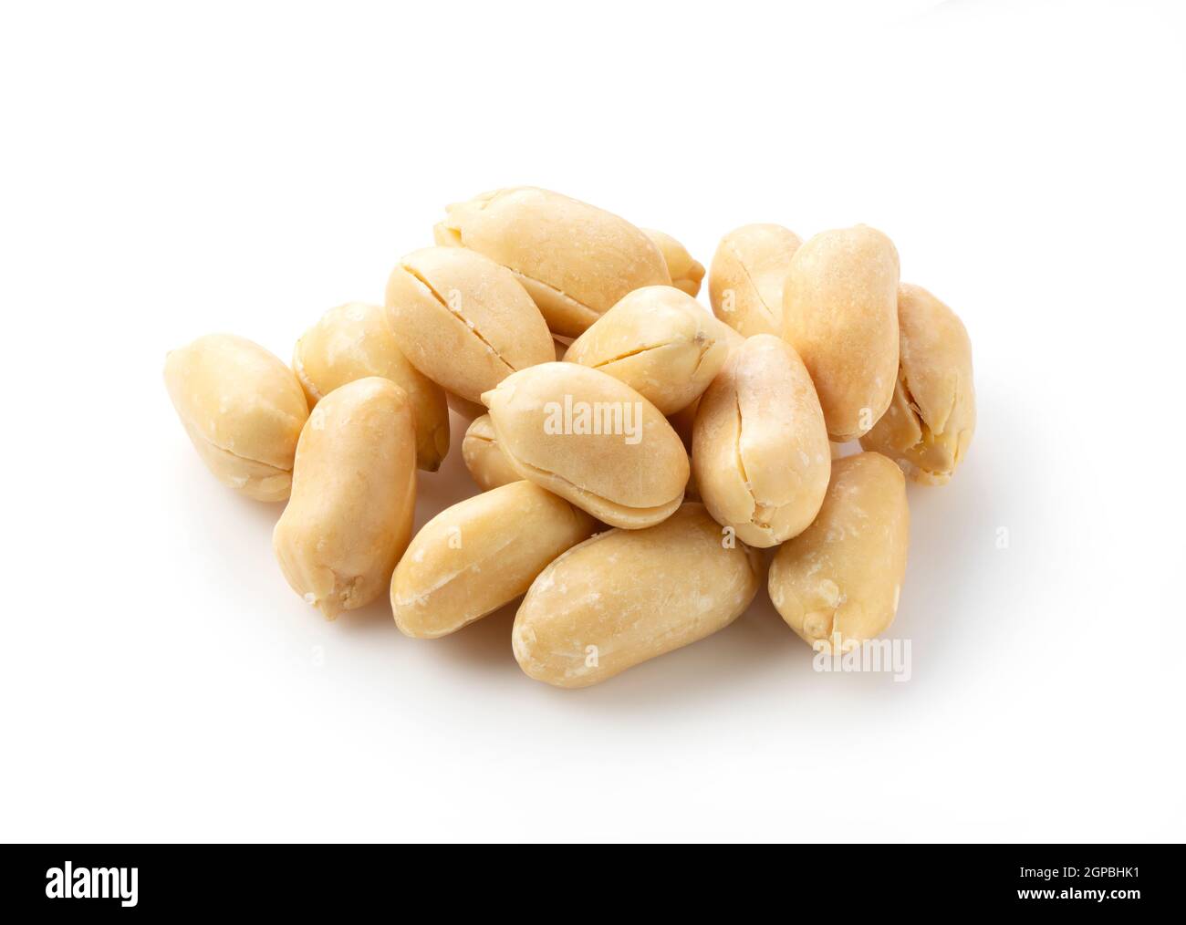 A lot of peanuts on a white background Stock Photo - Alamy